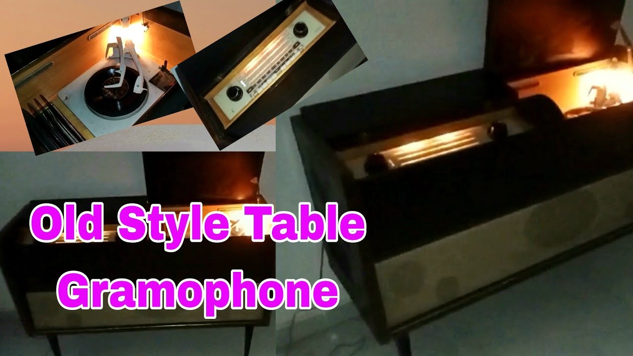 2 in One Table Gramophone | Table Gramophone | Old Style Gramophone ...