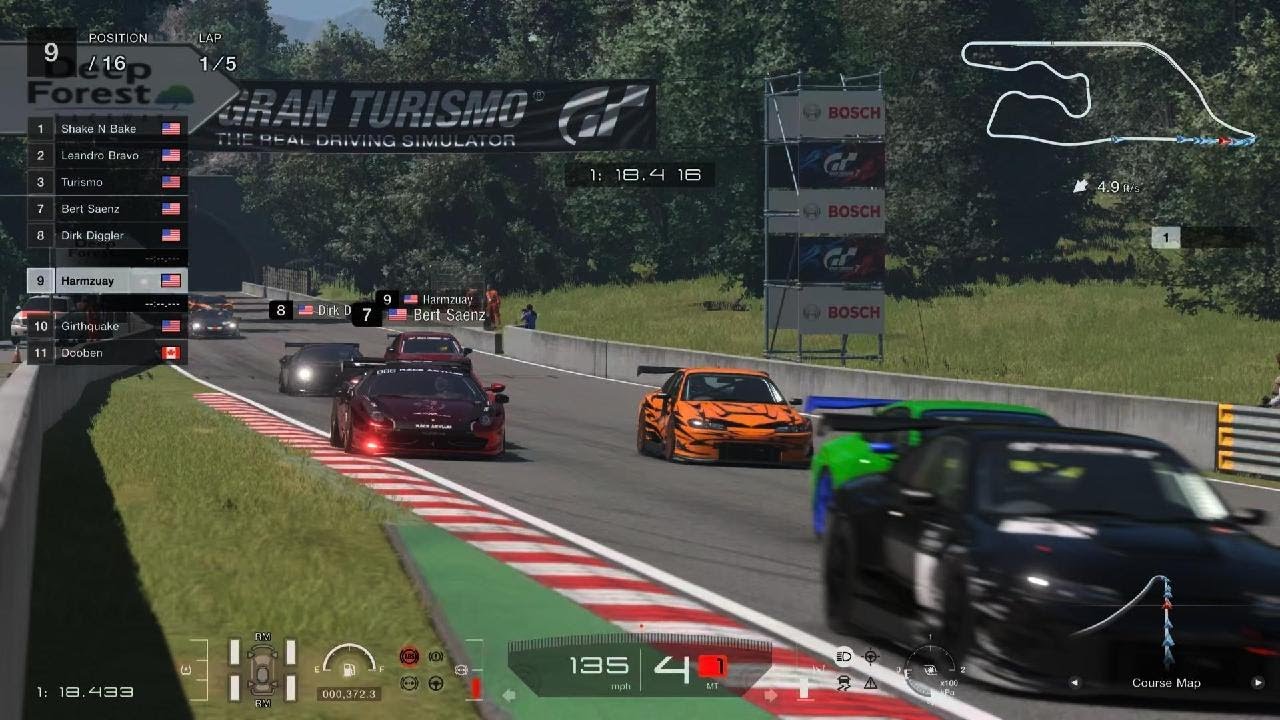 GT7 4th Place - Daily B - Deep Forest Raceway(Action!) - YouTube