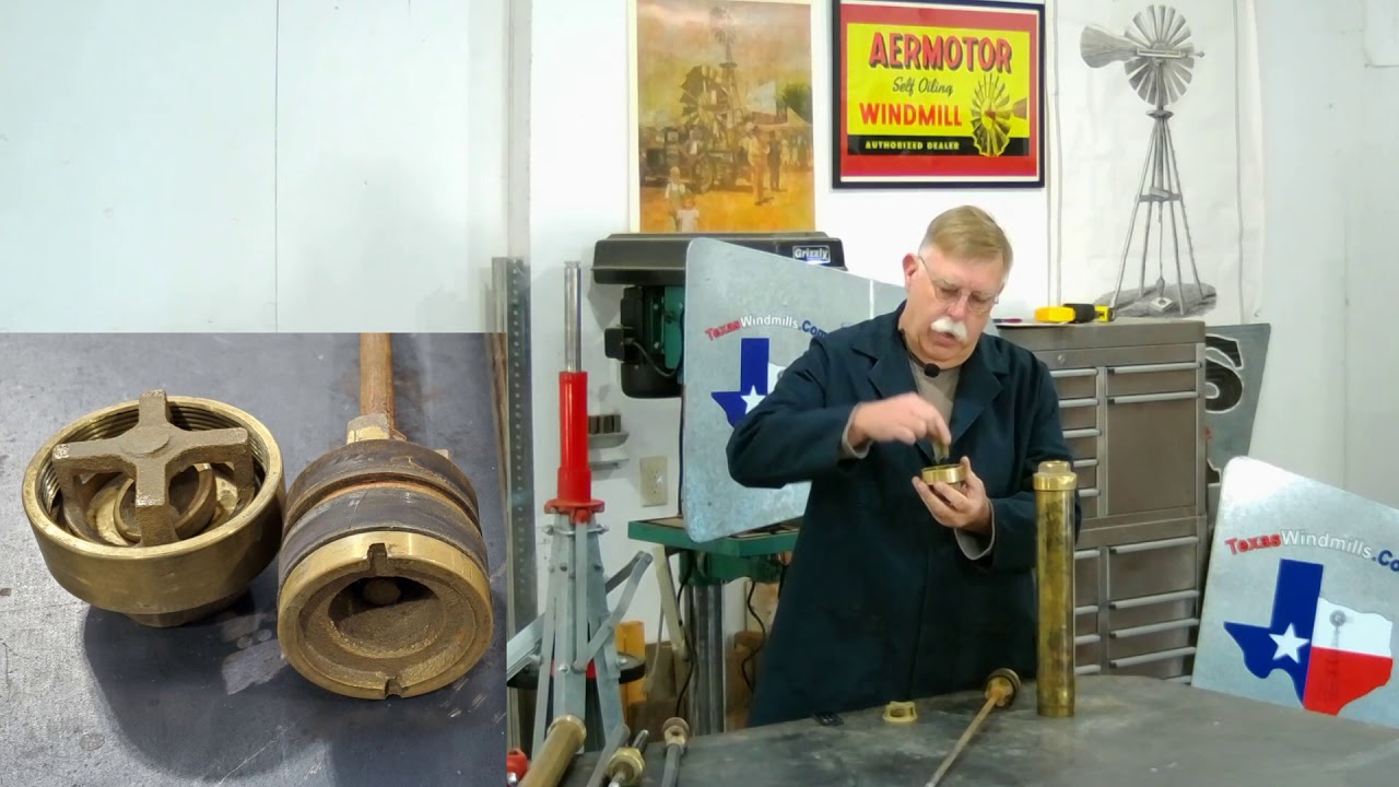 Windmill pumping water from a shallow well - YouTube