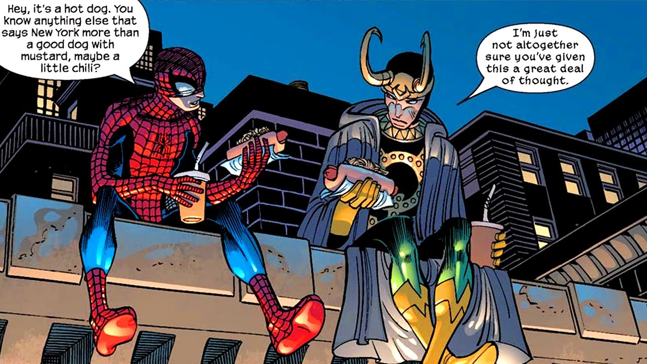 Loki and Spider-Man Share A Hot Dog | Marvel Comics #comicsexplained # ...