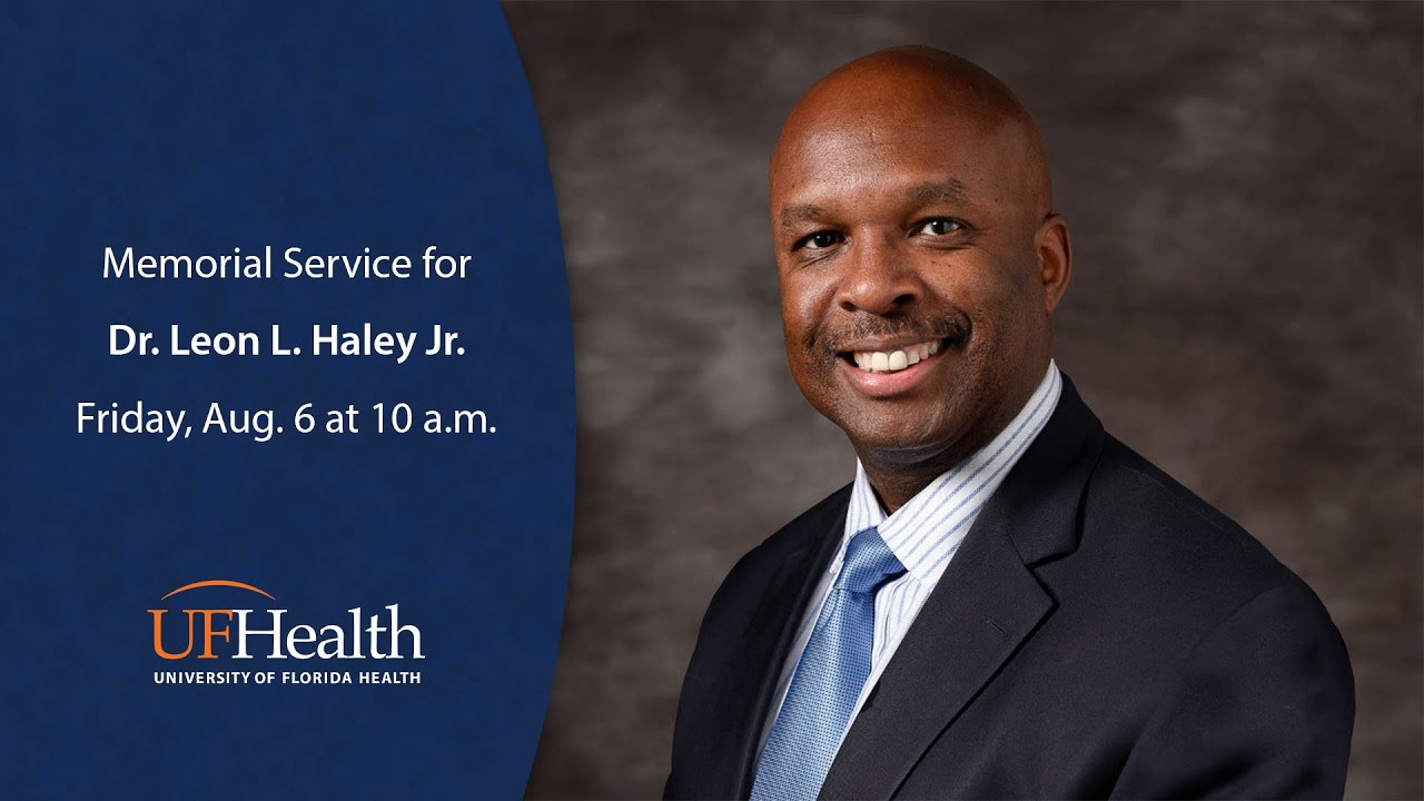 Memorial Service for Dr. Leon L. Haley Jr. - YouTube