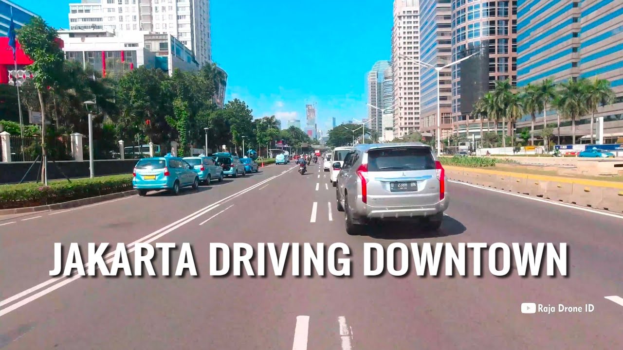 Jakarta Driving Downtown 2020, Capital City Of Indonesia | 4K 60fps ...