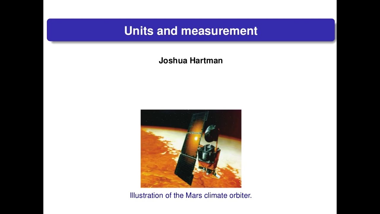 Units and measurements - YouTube