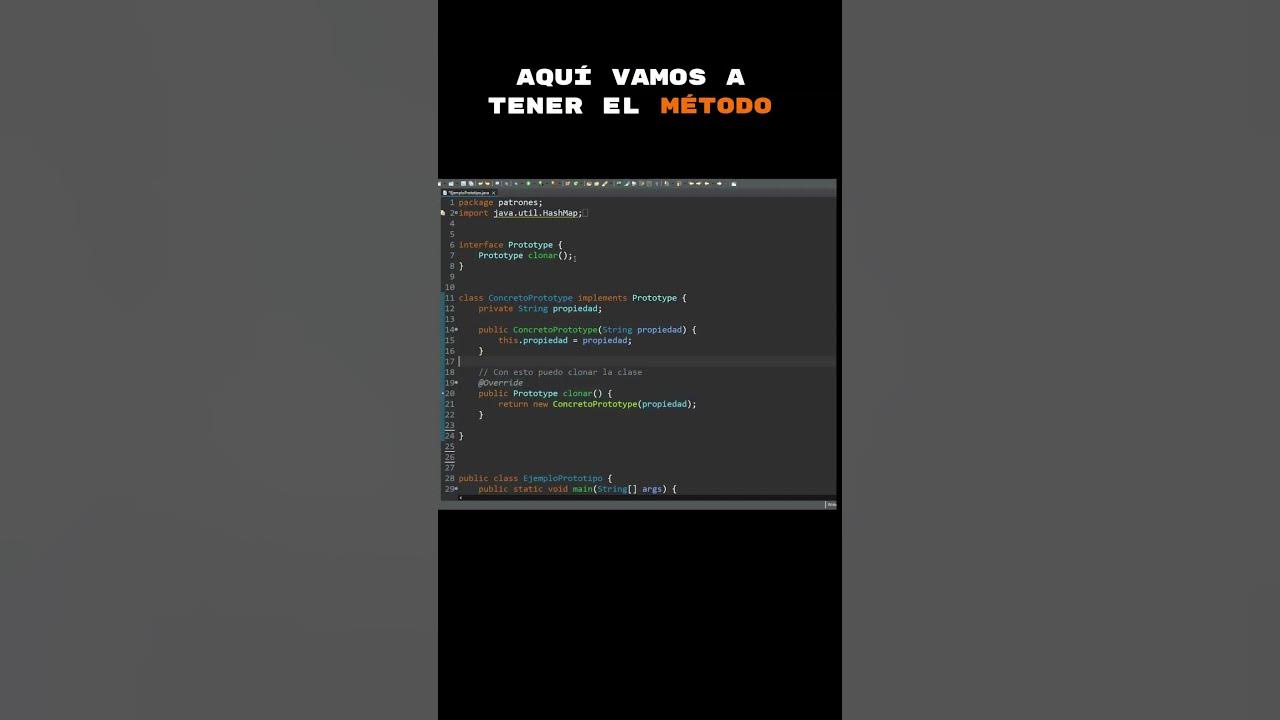 ¡patrones De Diseño En Java Prototype👨🏻💻 Python Coder Exerciseprogram Cursodejava