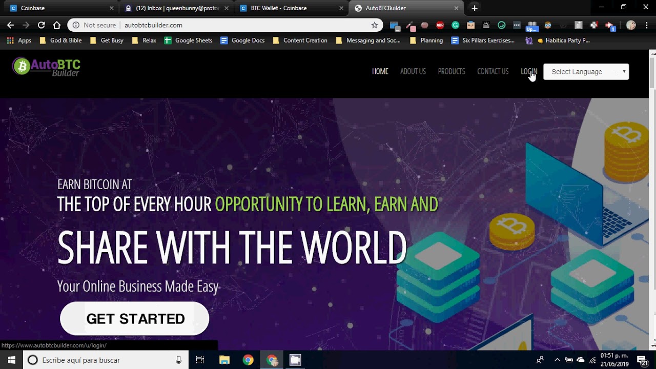 Setting Up a Bitcoin Wallet Live - YouTube