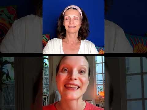 Joie d'avoir partagé cette joyeuse séance de yoga du visage avec Adeline Blondieau