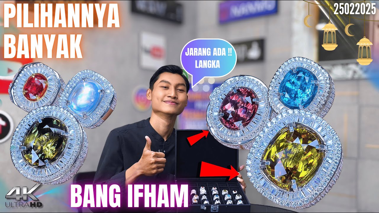 PROMOSI KALI INI BANYAK PILIHAN PERMATANYA BANYAK DAN ADA YANG LANGKA / JARANG JUGA | BANG IFHAM ...