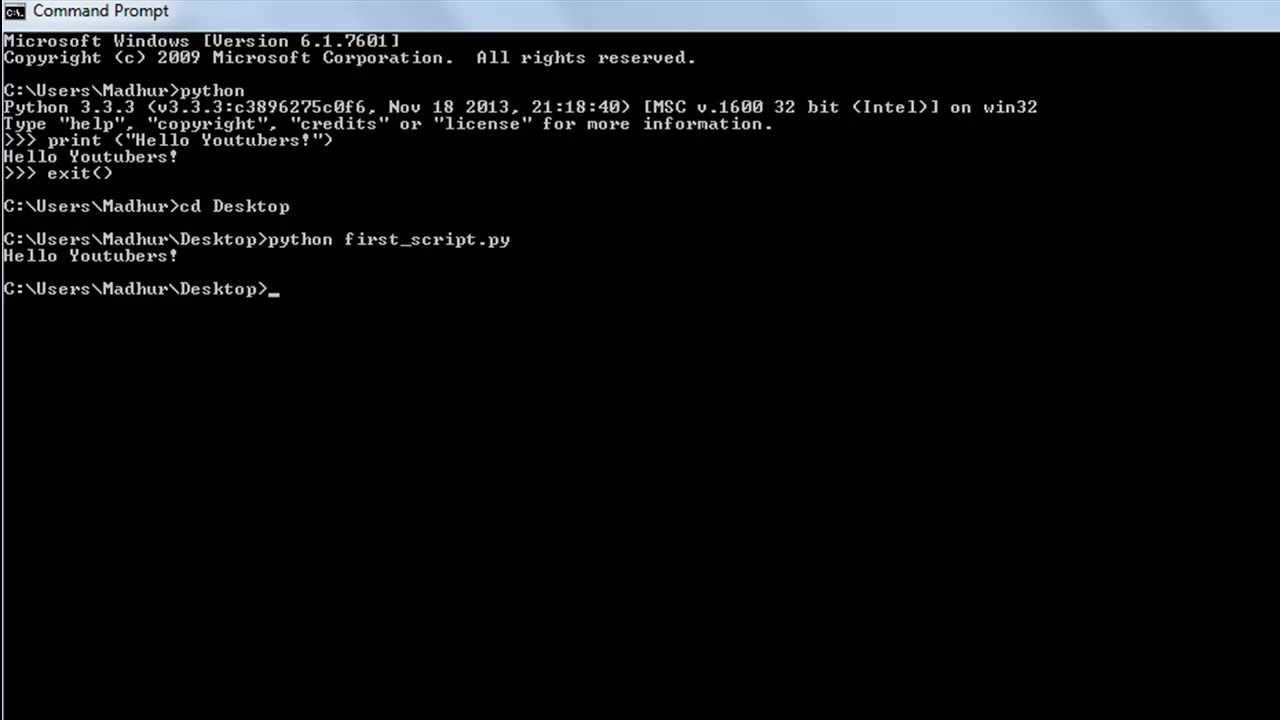 Python Programming Tutorial 2 Running Code In Python YouTube