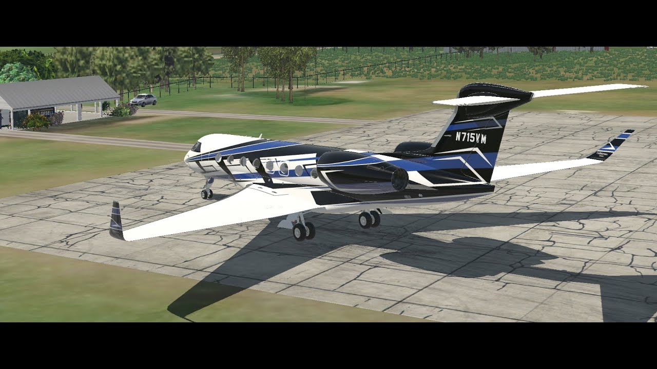 SAZV-SA02 | G650 | Private | N715VM | Vatsim - YouTube