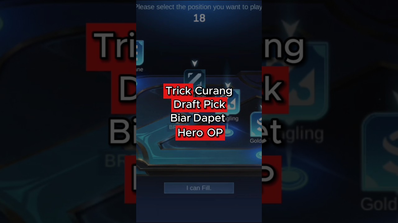 Trick Draft Pick di Mobile Legends! #mobilelegends #mlbbindonesia #mlbb ...