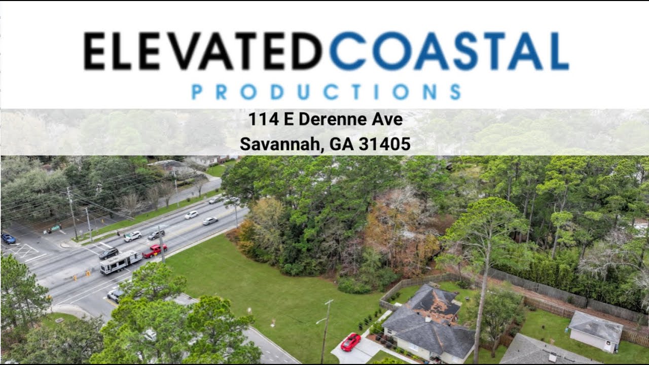 Elevated Coastal Productions | Aerial Video | 114 E Derenne Ave, Savannah, Ga - YouTube