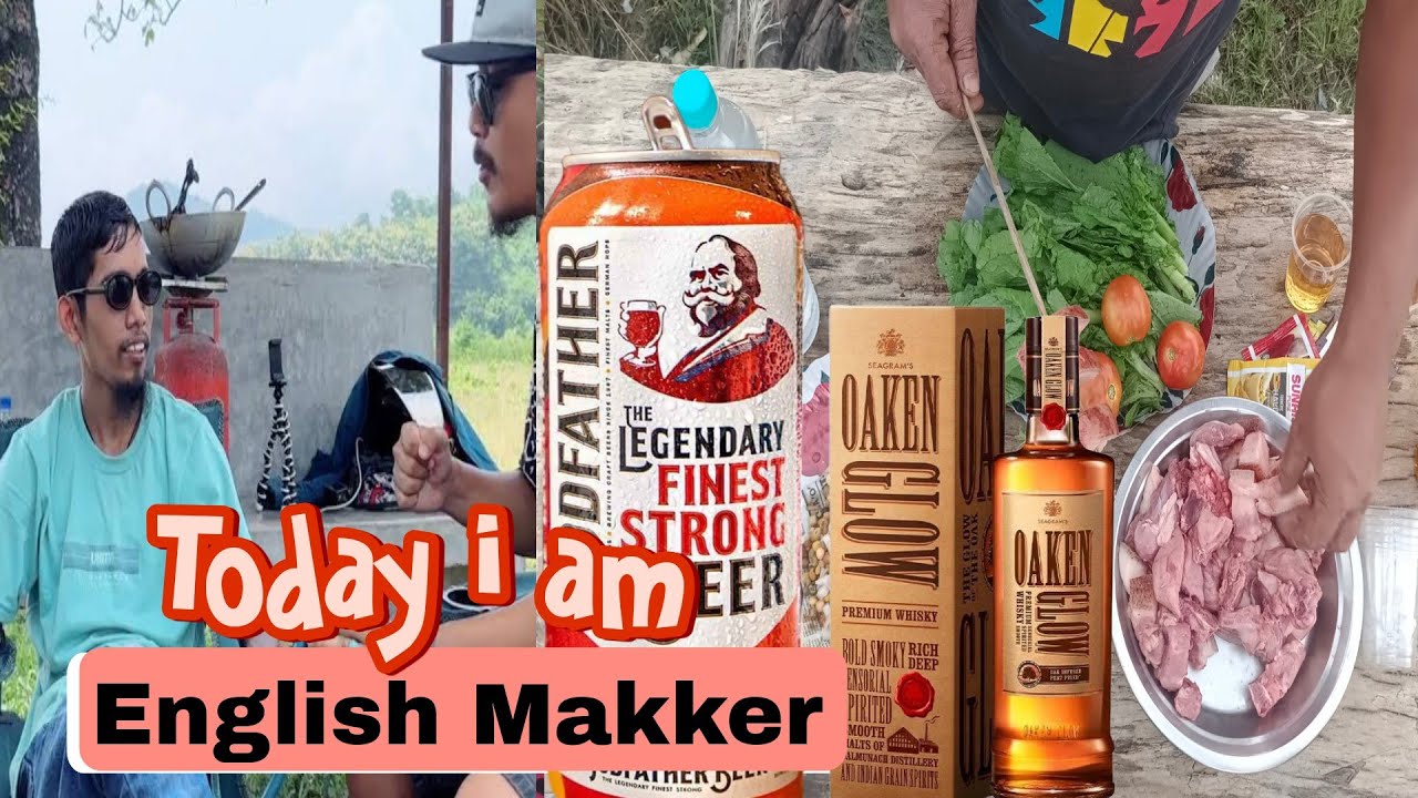 today i am English maker happening।। River side exploring with rice ...