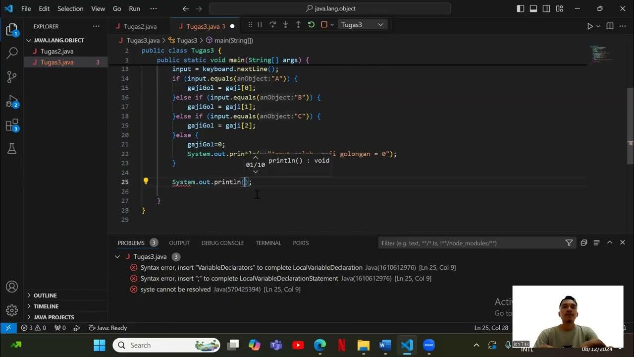 Tugas 3 Algoritma dan Pemrograman MSIM4203 - YouTube