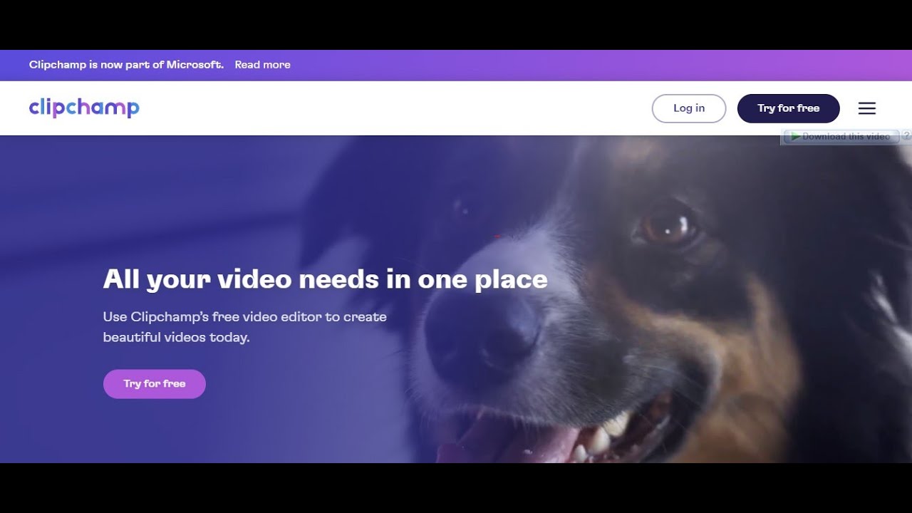 Microsoft Clipchamp New Free Video Editor to empower creators - YouTube