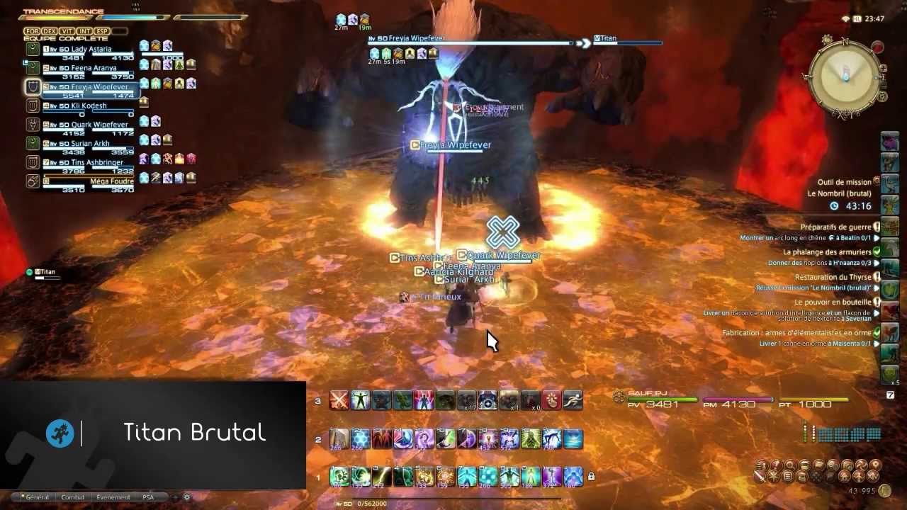 [FFXIV ARR] ~ Guide n°7 : Titan Brutal / Hard Mode (POV WHM) ~ - YouTube