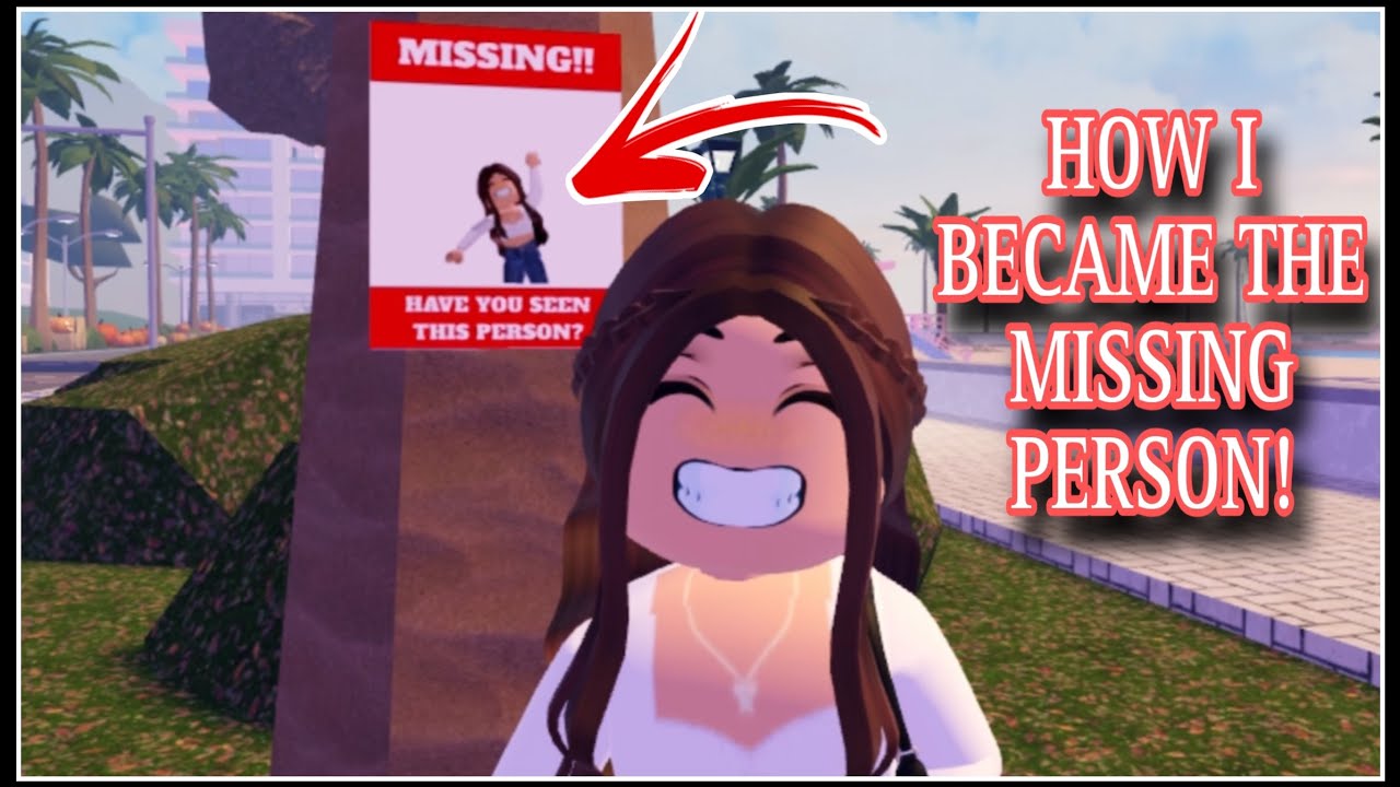 EASY HOW TO BE IN THE MISSING PERSON POSTER IN BERRY AVE ROBLOX - YouTube