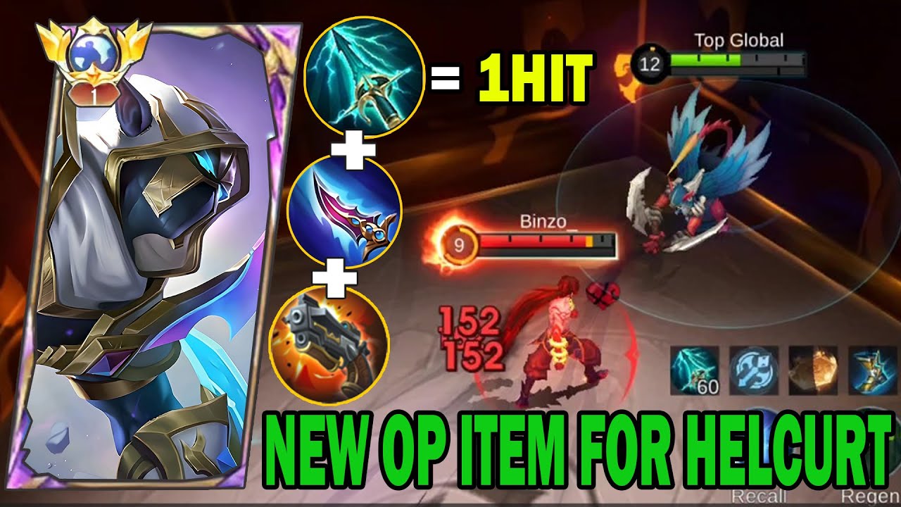 17kills EXP Lane Helcurt!! Helcurt One Skill Delete Build and Emblem ...