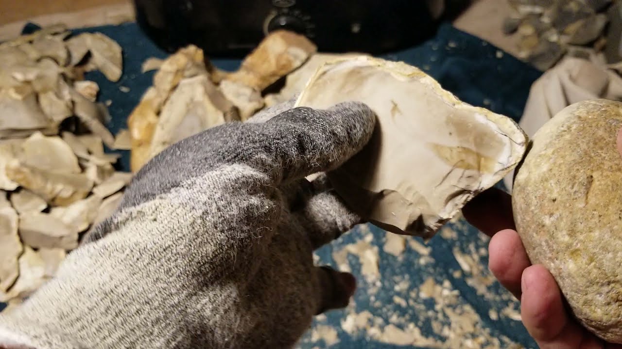 968 - Spalling Yellow and Tan Chert - YouTube