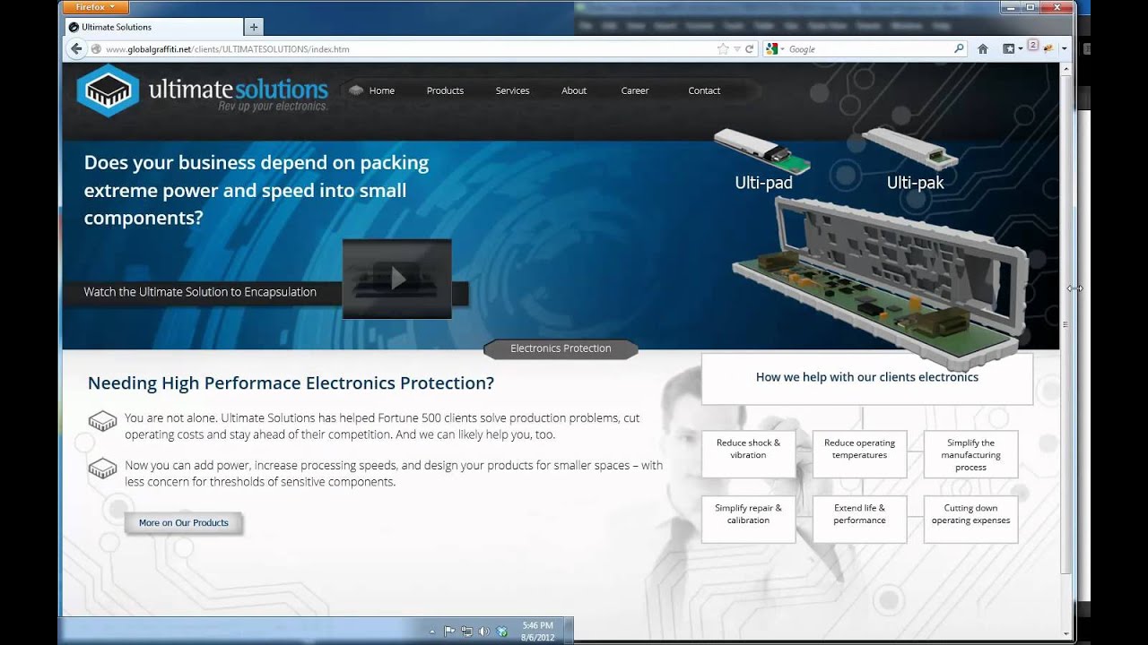 Reactive Layout - Website - YouTube