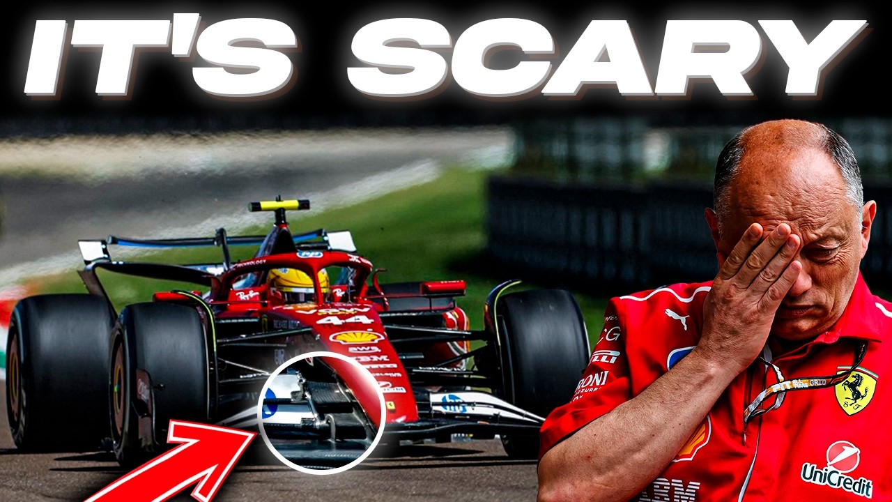 Ferrari tests active front wing control for use in F1 2026 - YouTube