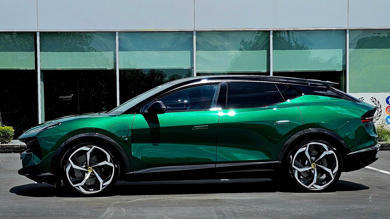 Galloway Green W/Carbon Pack Lotus Eletre - YouTube