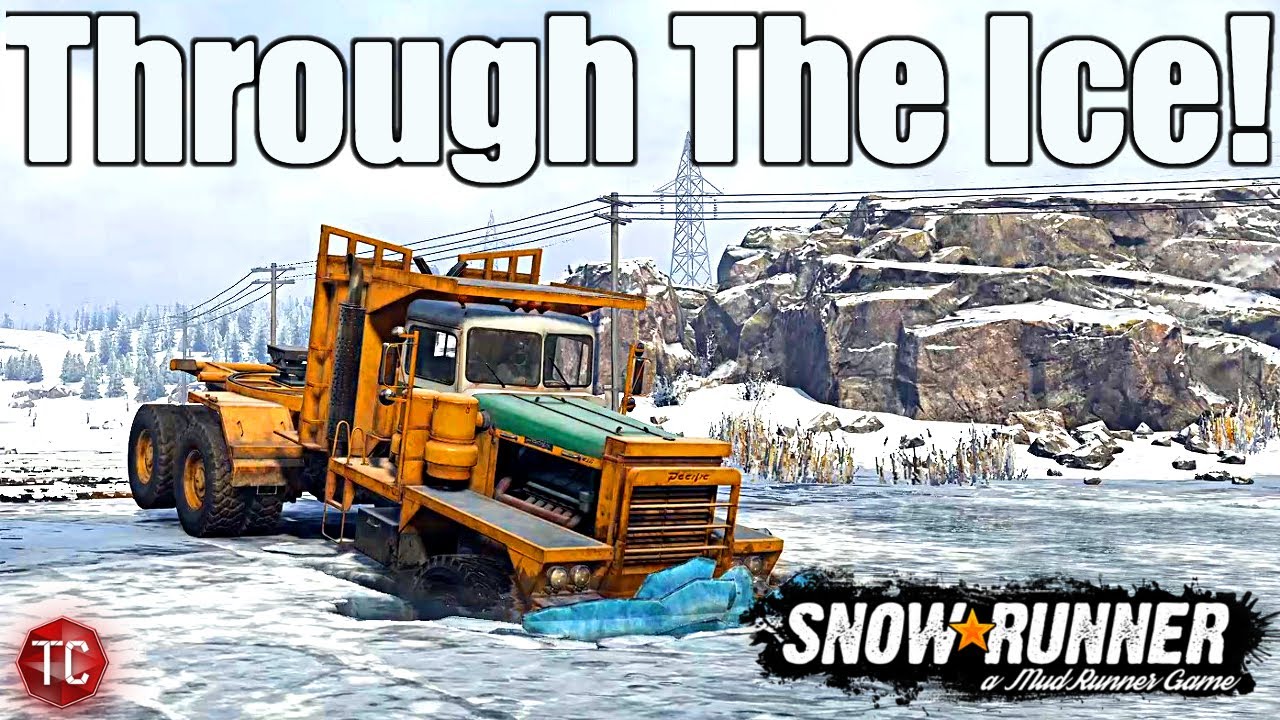 SnowRunner: NEW PHASE 1 MAP GAMEPLAY!! THROUGH THE ICE!? - YouTube