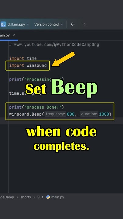 Trigger a Python ALARM 🚨 after the script ends! - YouTube