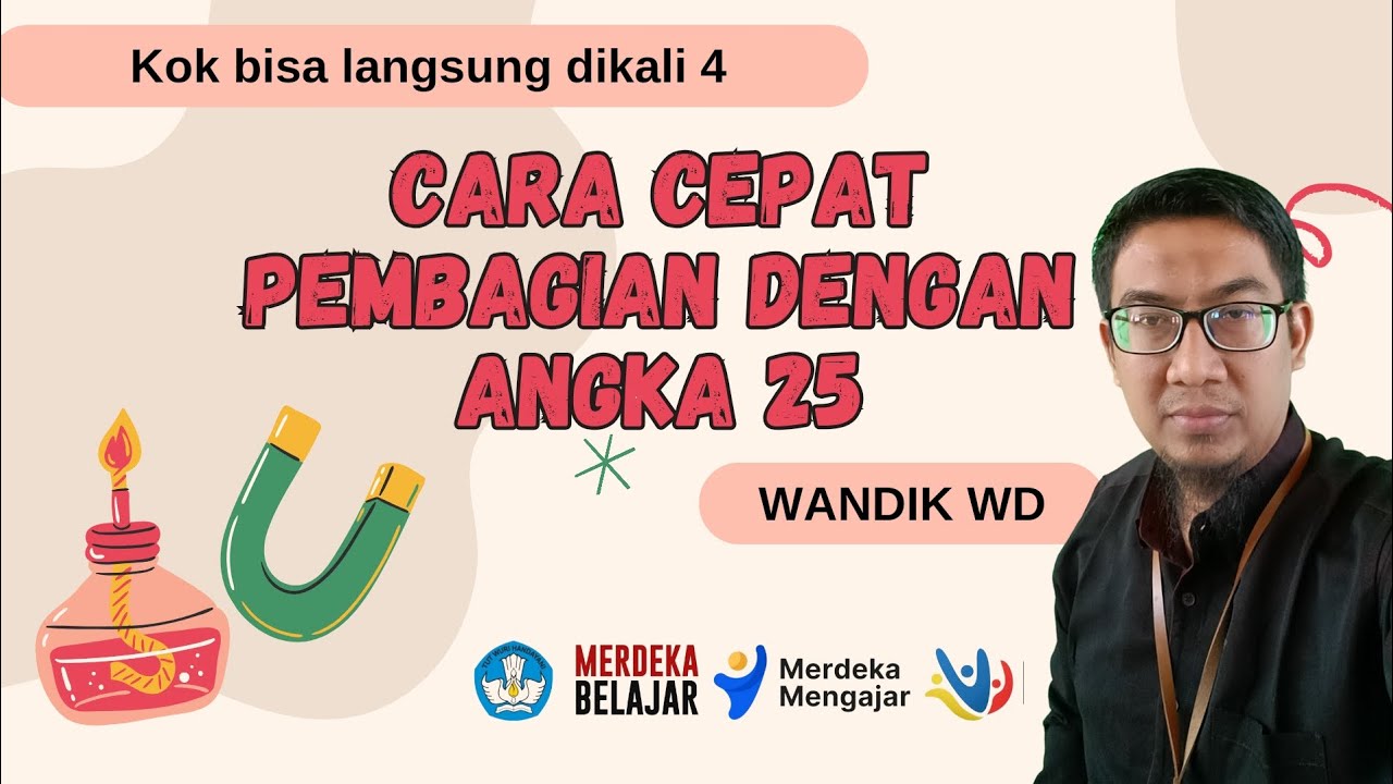 Cara Cepat Pembagian dengan Angka 25 #gurukreatif #gurumatematika - YouTube
