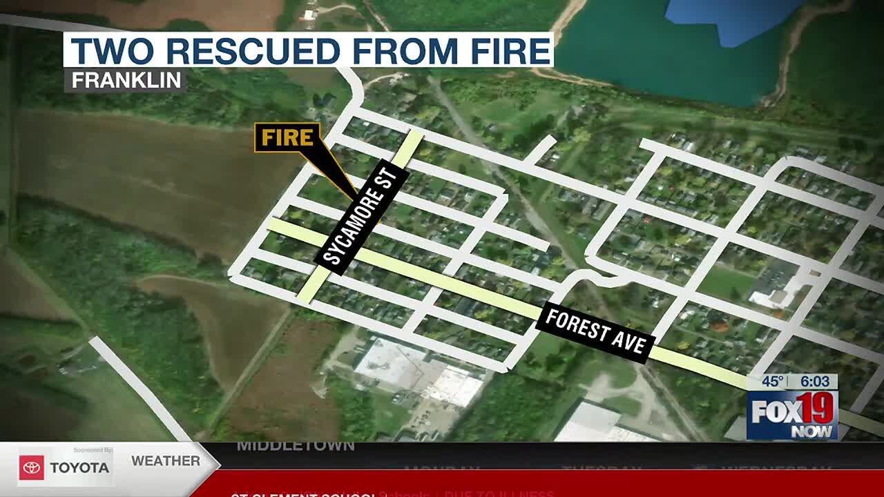 2 hospitalized in Franklin fire - YouTube