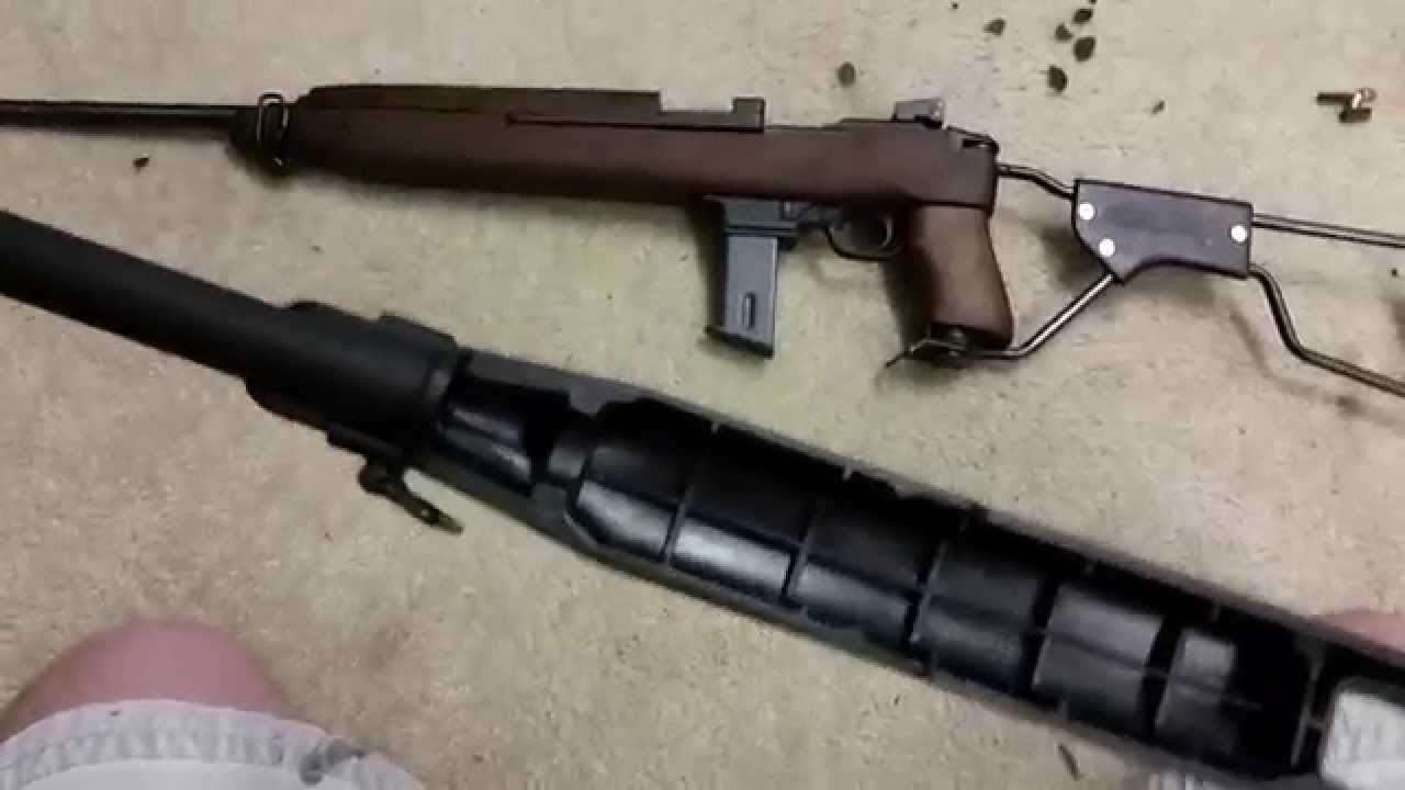 Chiappa M1 Carbine 9mm Paratrooper - YouTube