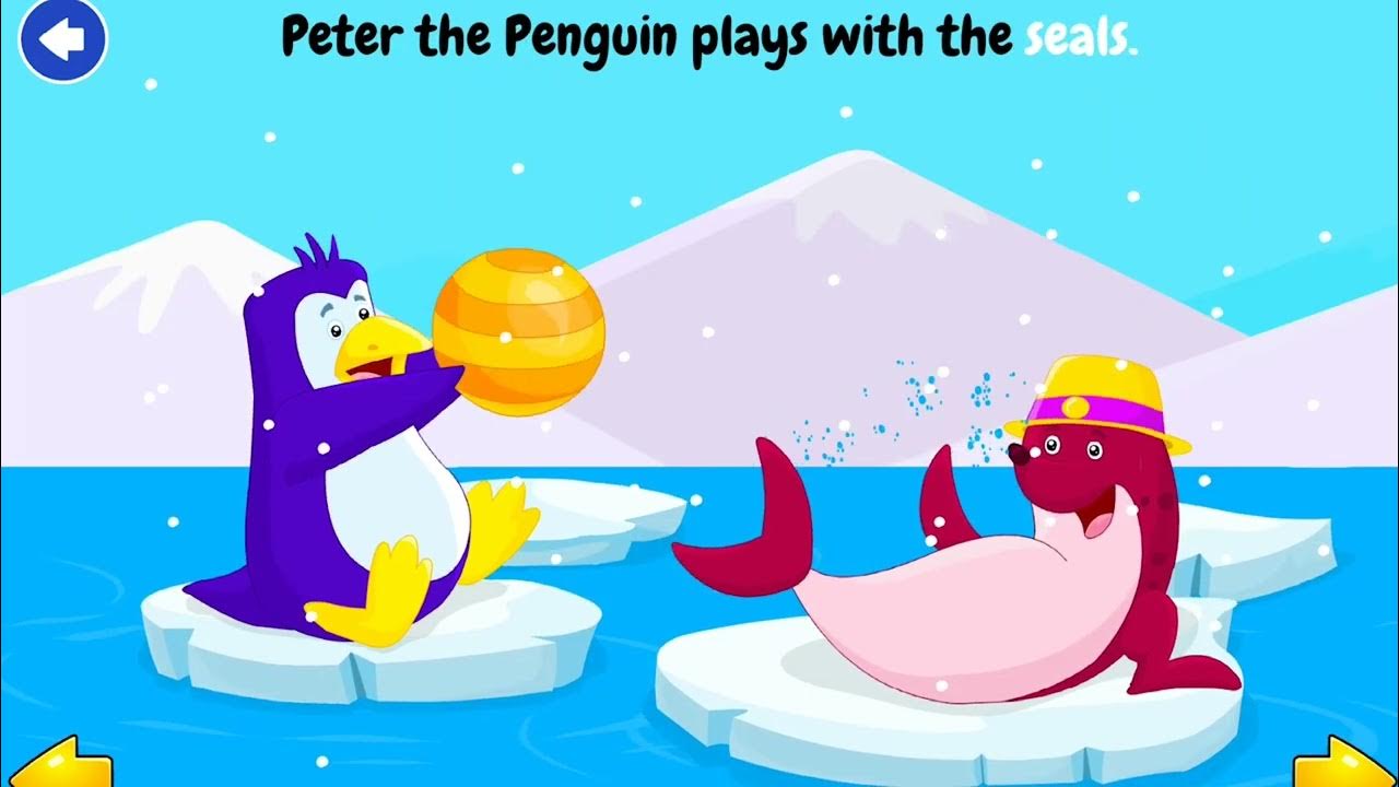 Peter the Penguin Story for Kids with Subtitles | SREEJA'S VLOG - YouTube