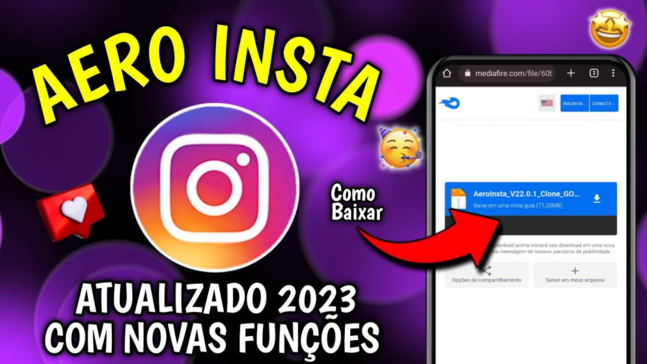 NOVO🔥COMO BAIXAR AERO INSTA ATUALIZADO 2023 (O melhor Instamod) - YouTube