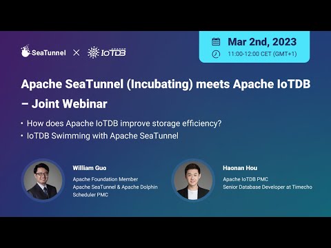 Apache SeaTunnel meets Apache IoTDB – Joint Webinar - YouTube