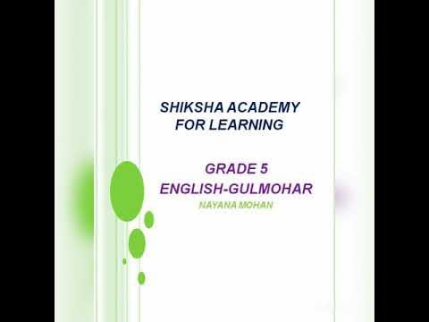 GRADE 5 ENGLISH LITERATURE - YouTube