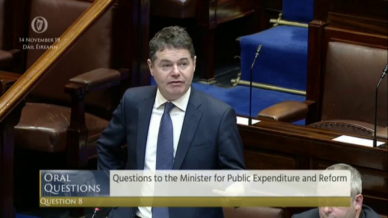 Tommy Broughan TD's PQ with DPER on national shared services - YouTube
