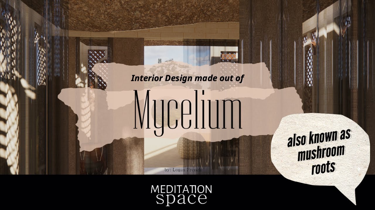 Interior Design Made Out of Mycelium: Mycelium Meditation Space ...