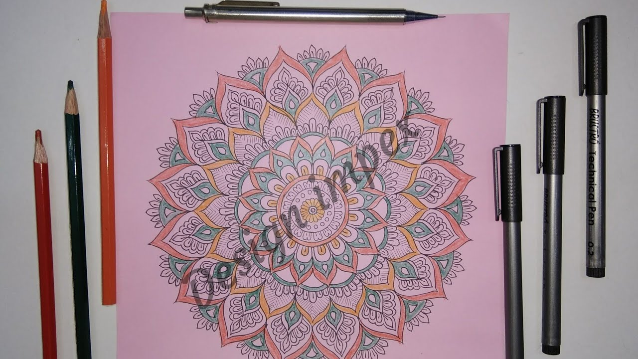 How to Draw a MANDALA - YouTube