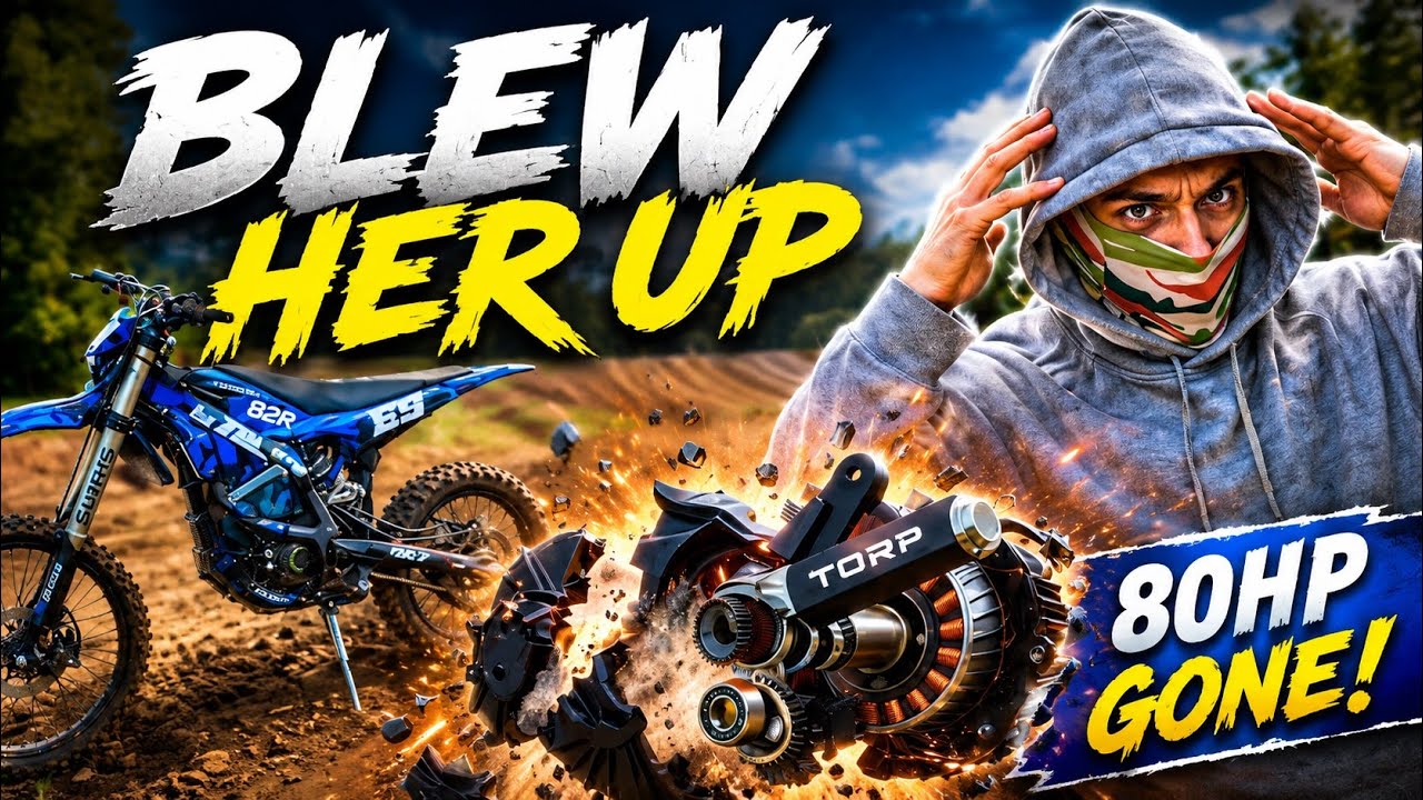 I Destroyed My 80HP Surron Ultra Bee Motor... - YouTube