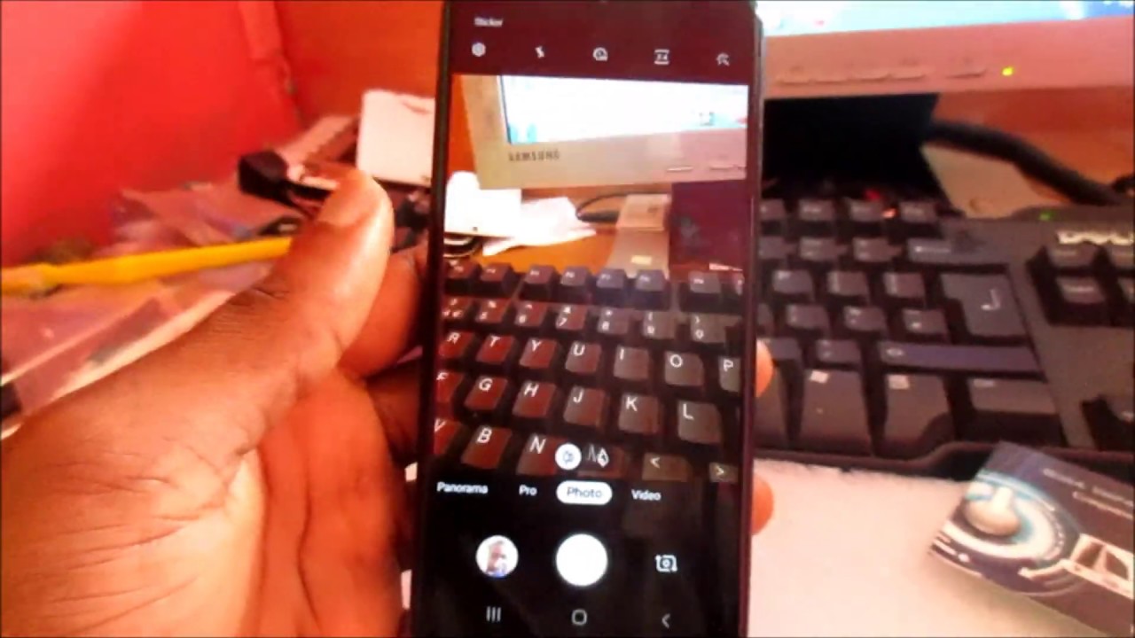 How to take of grid lines from camera on android phone - YouTube
