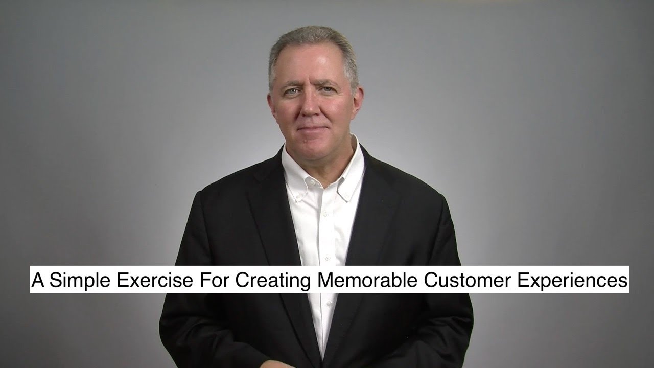 A Simple Exercise For Creating Memorable Customer Experiences - YouTube