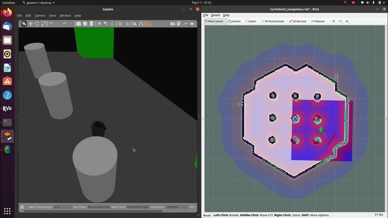 Turtlebot Navigate - ROS Noetic - YouTube