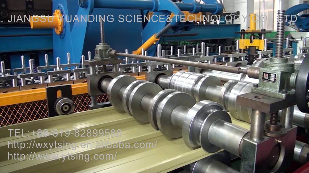 Clip Lock Roll Forming Machine - YouTube