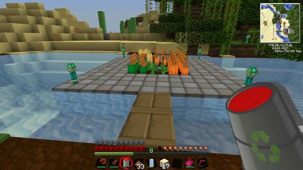 Minecraft: Tekkit with Lewis - Cropnalyzer, seed bag and cross breeding ...