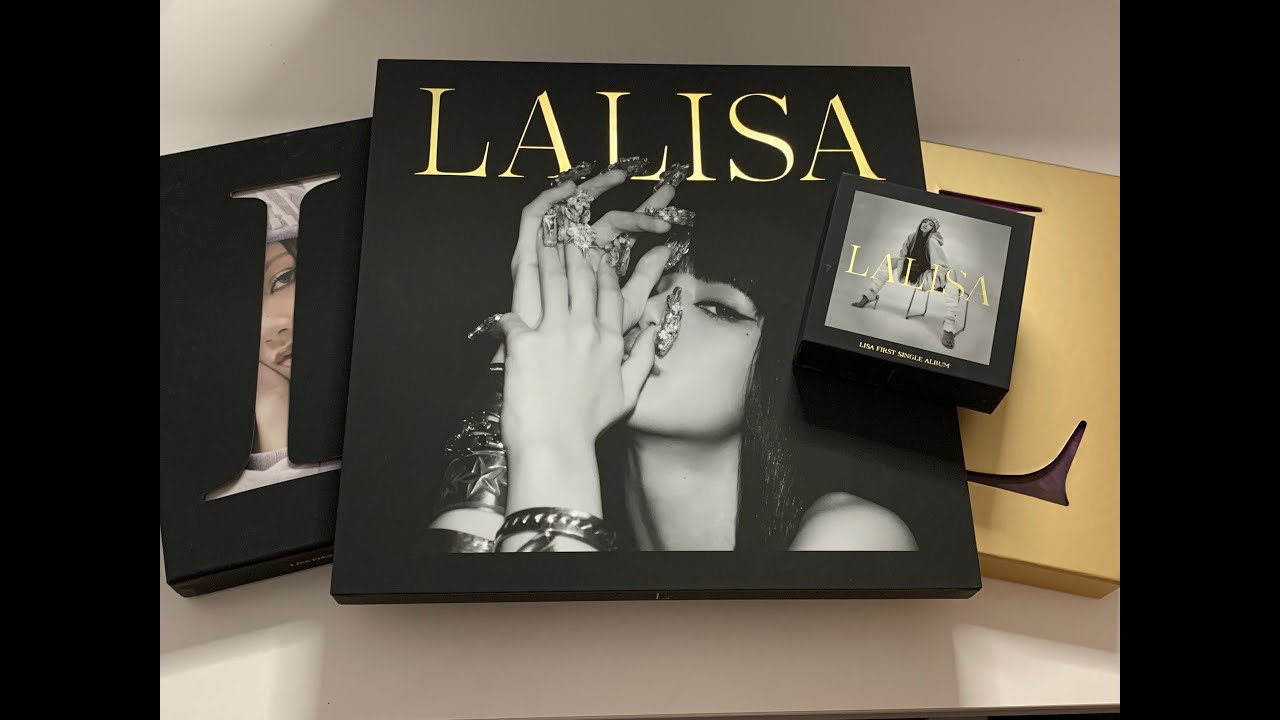 UNBOXING: LISA FIRST SINGLE VINYL LP LALISA [LIMITED EDITION] - YouTube