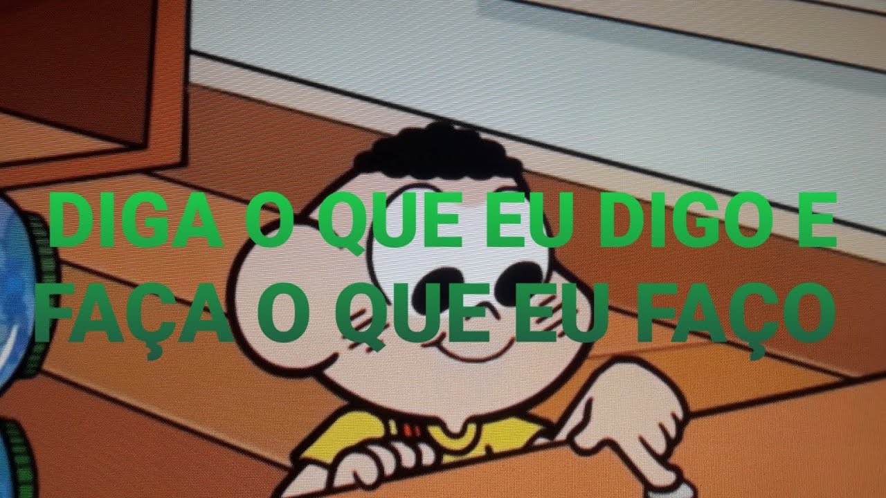 turma da mônica em: diga o que eu digo e faça o que eu faço ...