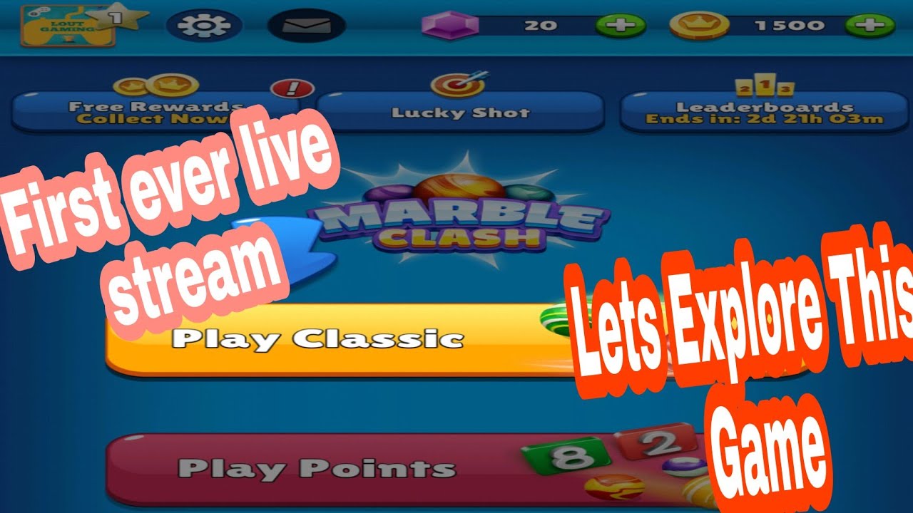 Marble Clash Day 1 | Streaming Starts From Today - YouTube