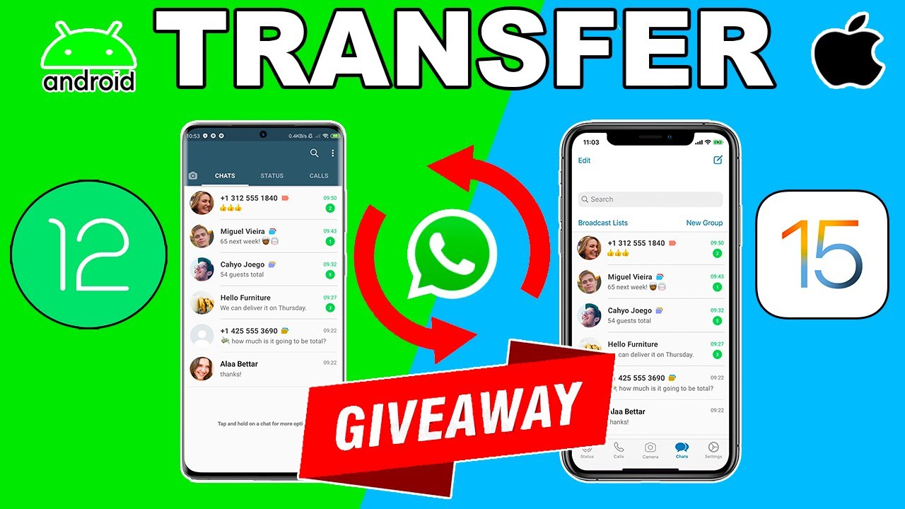 Transfer WhatsApp Chats/Messages from Android to iPhone | Transfer WhatsApp | iMyFone iTransor ...