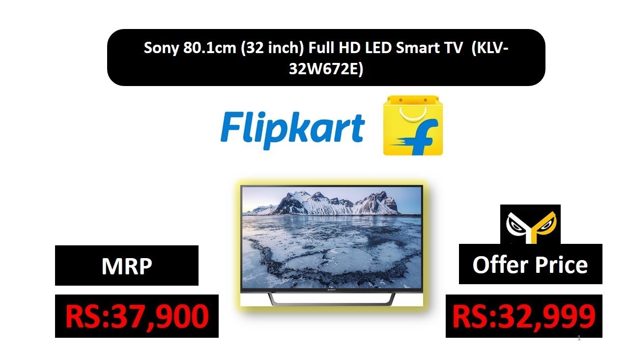 Sony 80.1cm (32 inch) Full HD LED Smart TV (KLV-32W672E) - YouTube