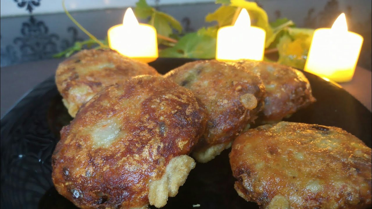 Chicken veg cutlets|| chicken vegetable ||Crispy Potato Snacks - YouTube