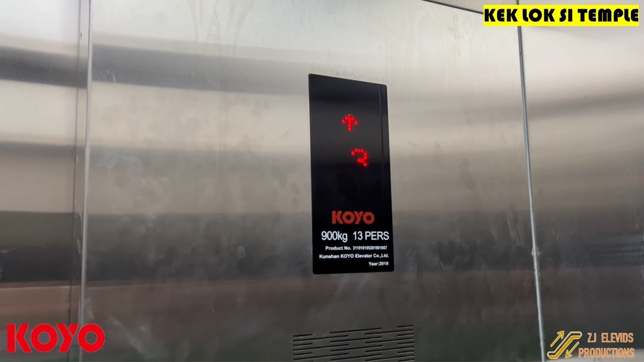Brand New KOYO Elevator at Kek Lok Si Temple, Ayer Itam, Penang ...
